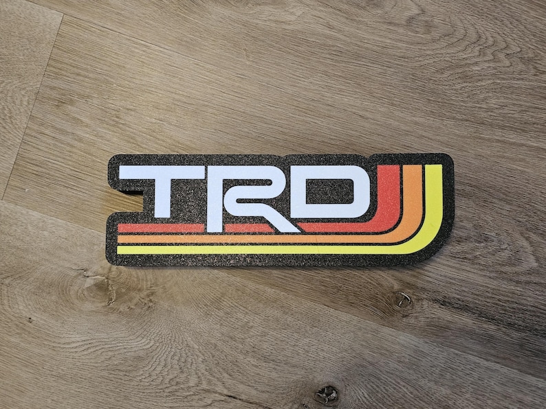 Retro Toyota TRD LED Lightbox Sign – 3D Printed Lamp - Etsy