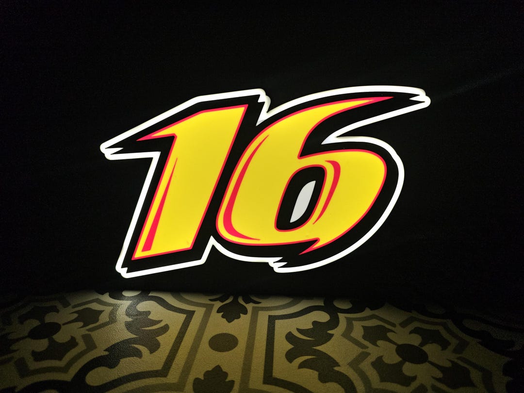 16 LED Lightbox Sign With Detachable Stand - 3D Printed Decor - Etsy