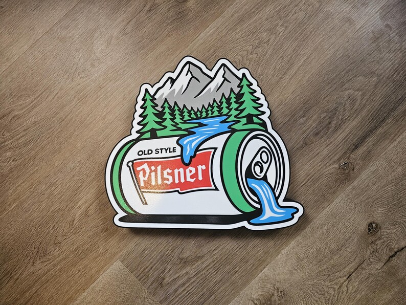3D Printed Pilsner Can LED Lightbox – Bar Decor Sign - Etsy Canada