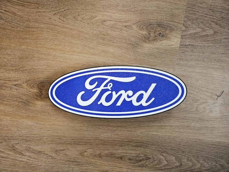 Ford Blue Oval LED Lightbox Sign - 3D Printed Decor - Etsy