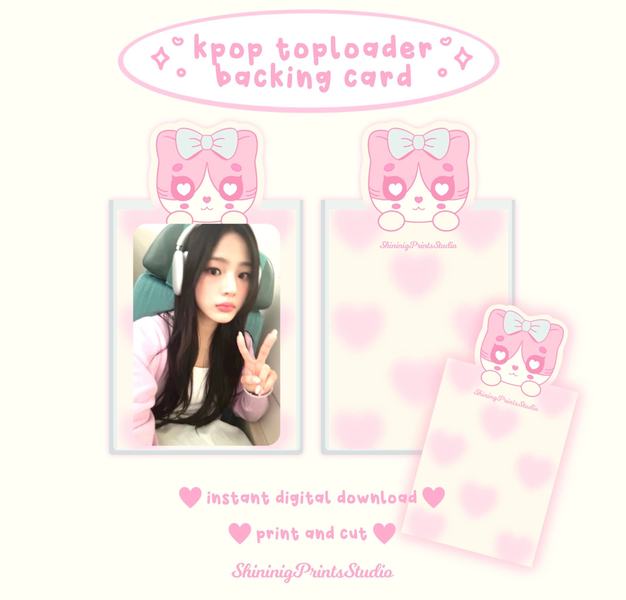 Kpop Toploader Filler Backing Card - Kkoongie V1 (digital Download ...