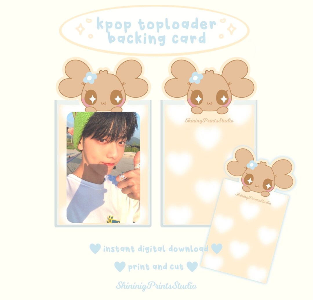 Kpop Toploader Filler Backing Card Baby Cheese V3 digital Download ...
