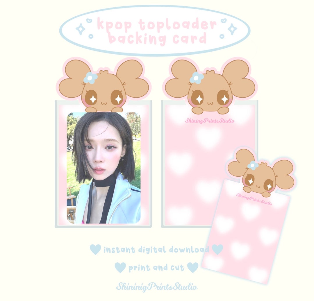 Kpop Toploader Filler Backing Card Baby Cheese V1 digital Download ...