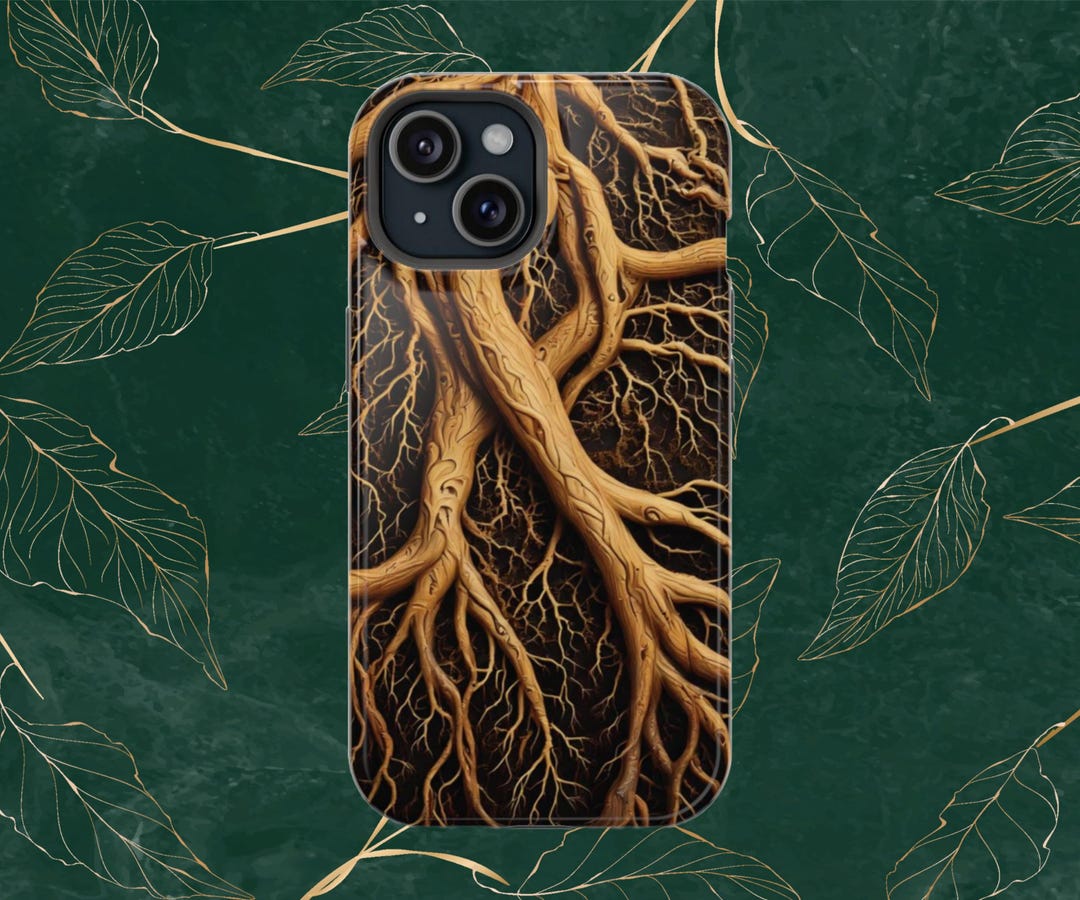 Tree Roots Phone Case, Nature Woods Design - Etsy