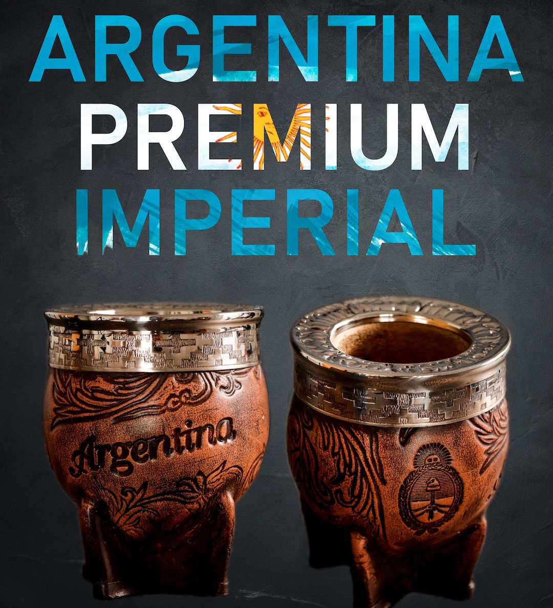 Imperial Mate Gourd Made of Calabash and Alpaca From Argentina - Etsy