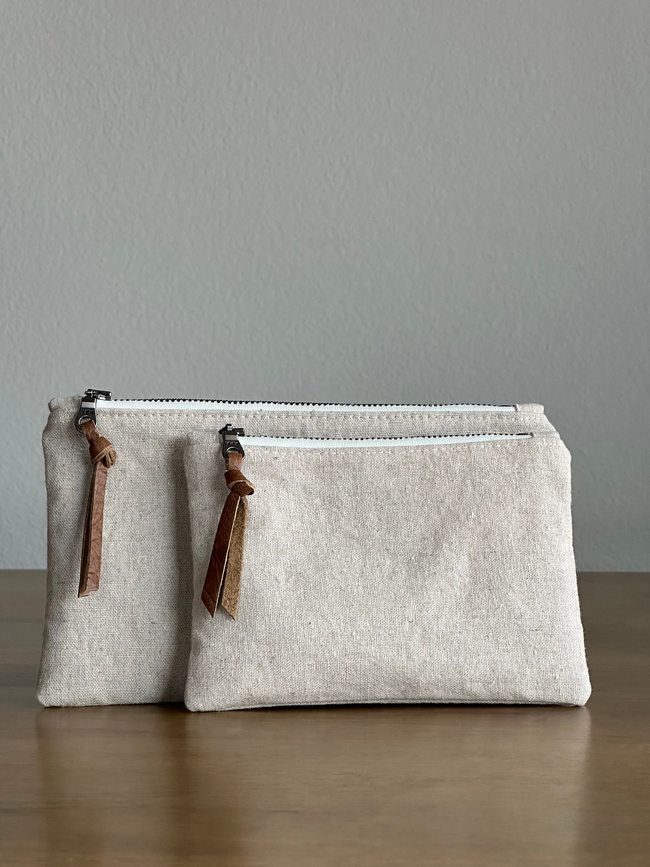Linen Zipper Pouch: Organize and Secure Everyday Essentials With Our ...