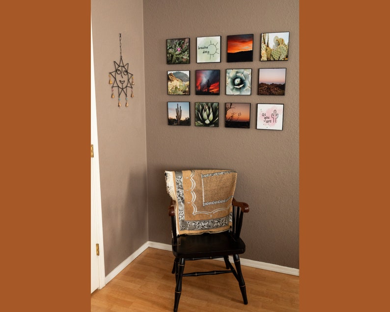 Desert Bundle 8x8 Handmade Photo Tiles, Desert Photography Mixtiles ...