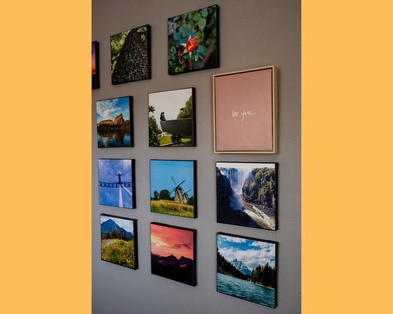 Handmade Mixtiles Bundle - Personalized 8x8 Photo Tiles, Custom Wall ...