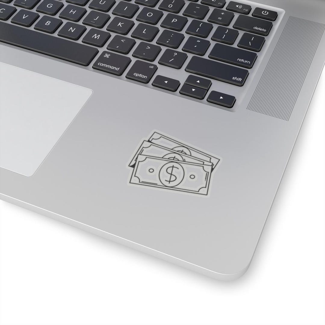 Money Kiss-cut Stickers | Laptop Decal, Money Aesthetic, Finance Gift ...