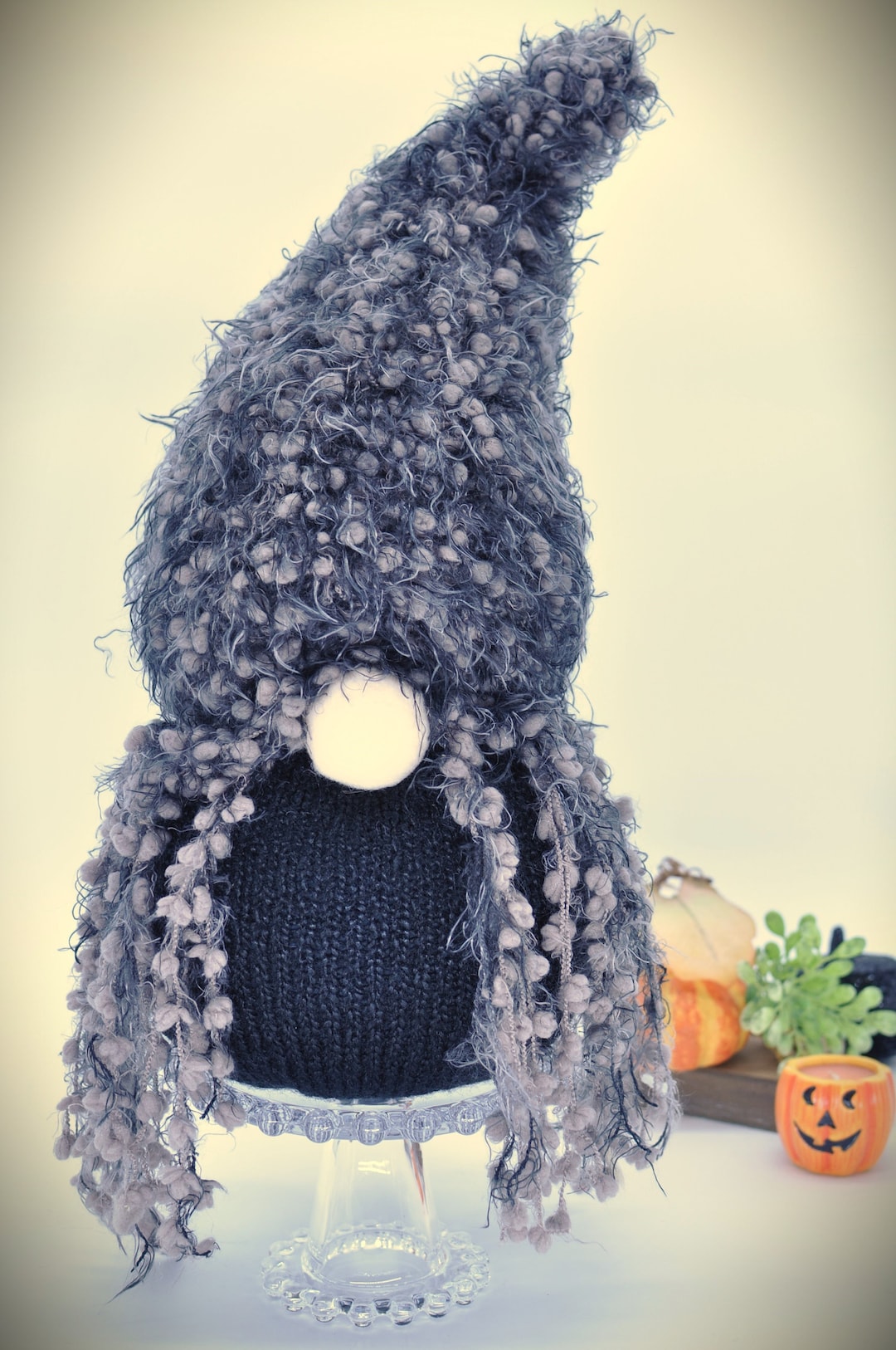 Spooky Creature Gnome: Upcycled Knit Halloween Decor - Etsy