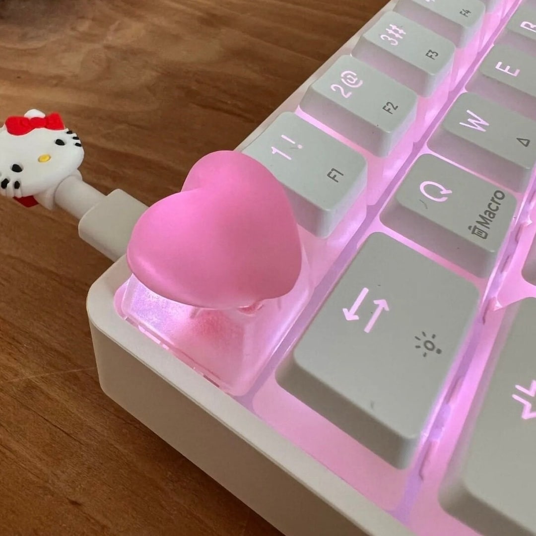 Heart Shaped Keycap Cute Keycaps for Keyboard Cap - Etsy