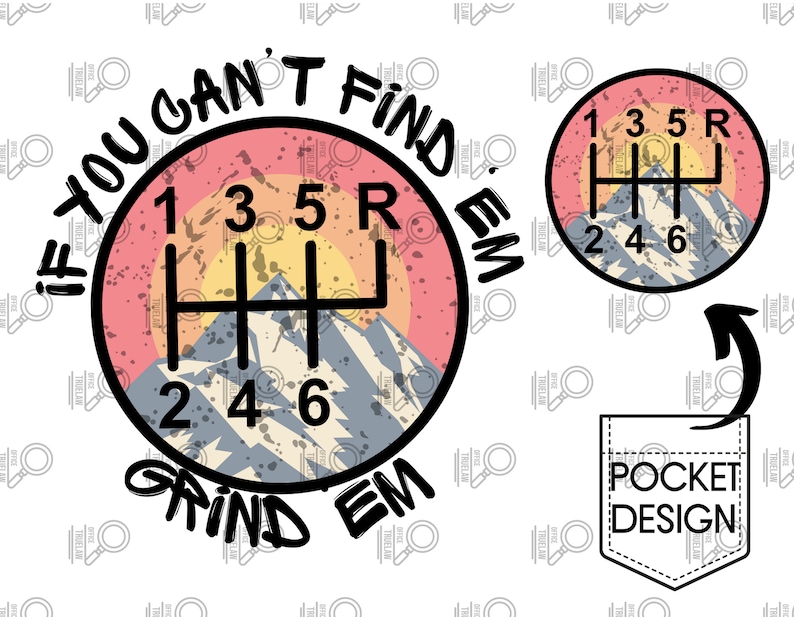 Grind Em Png, Stick Shift Png, Jeep Png, Digital Download, Print on ...