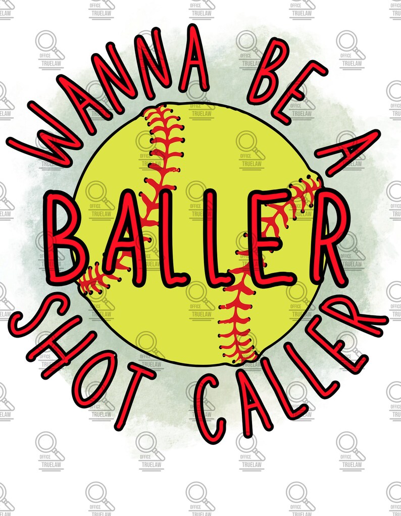 Softball Png, Wanna Be a Baller Png, Sports Png, Softball, Softball ...