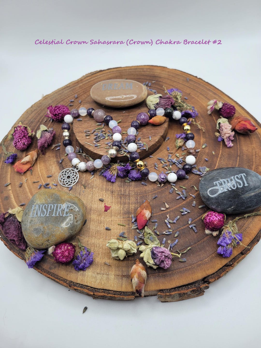 Celestial Crown - Sahasrara (crown Eye) Chakra #1 - AAA (lepidolite ...