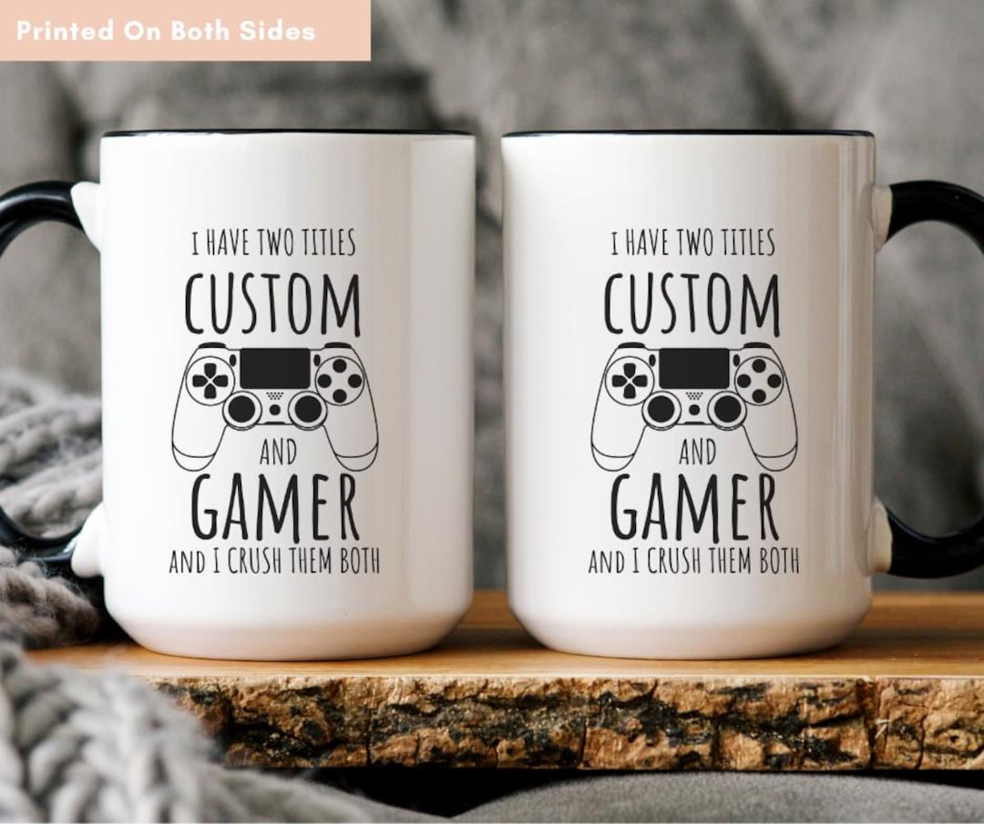 Personalized Gamer Mug, Custom Gaming Coffee Mug, Funny Gaming Gift ...