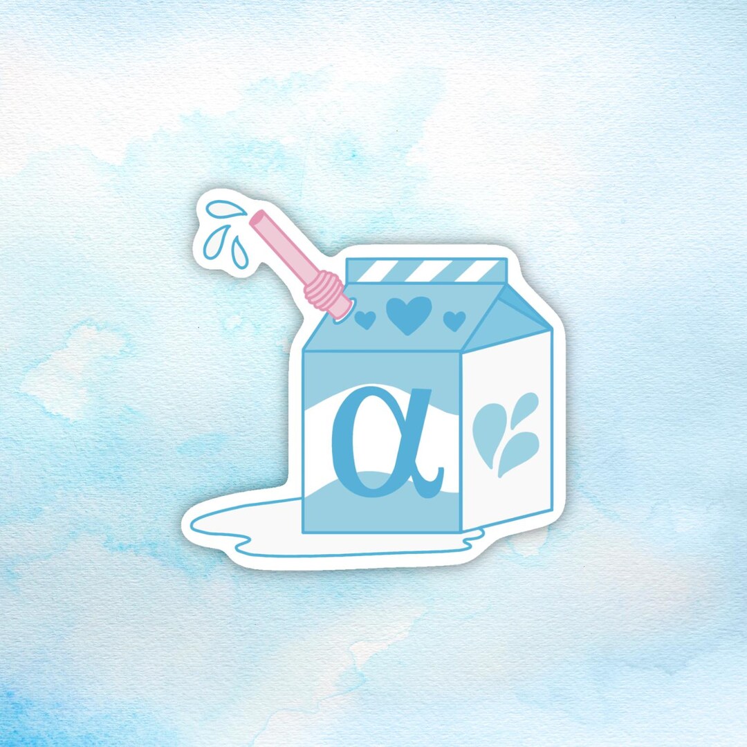 Alpha Milk Omegaverse Sticker Fanfic Trope Sticker ABO Omegaverse ...