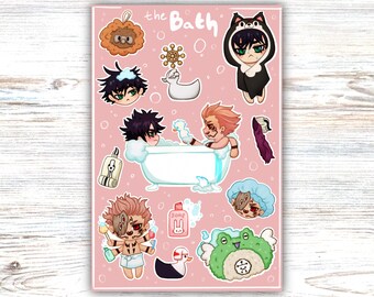 Jujutsu Kaisen Sticker Sheet - Etsy
