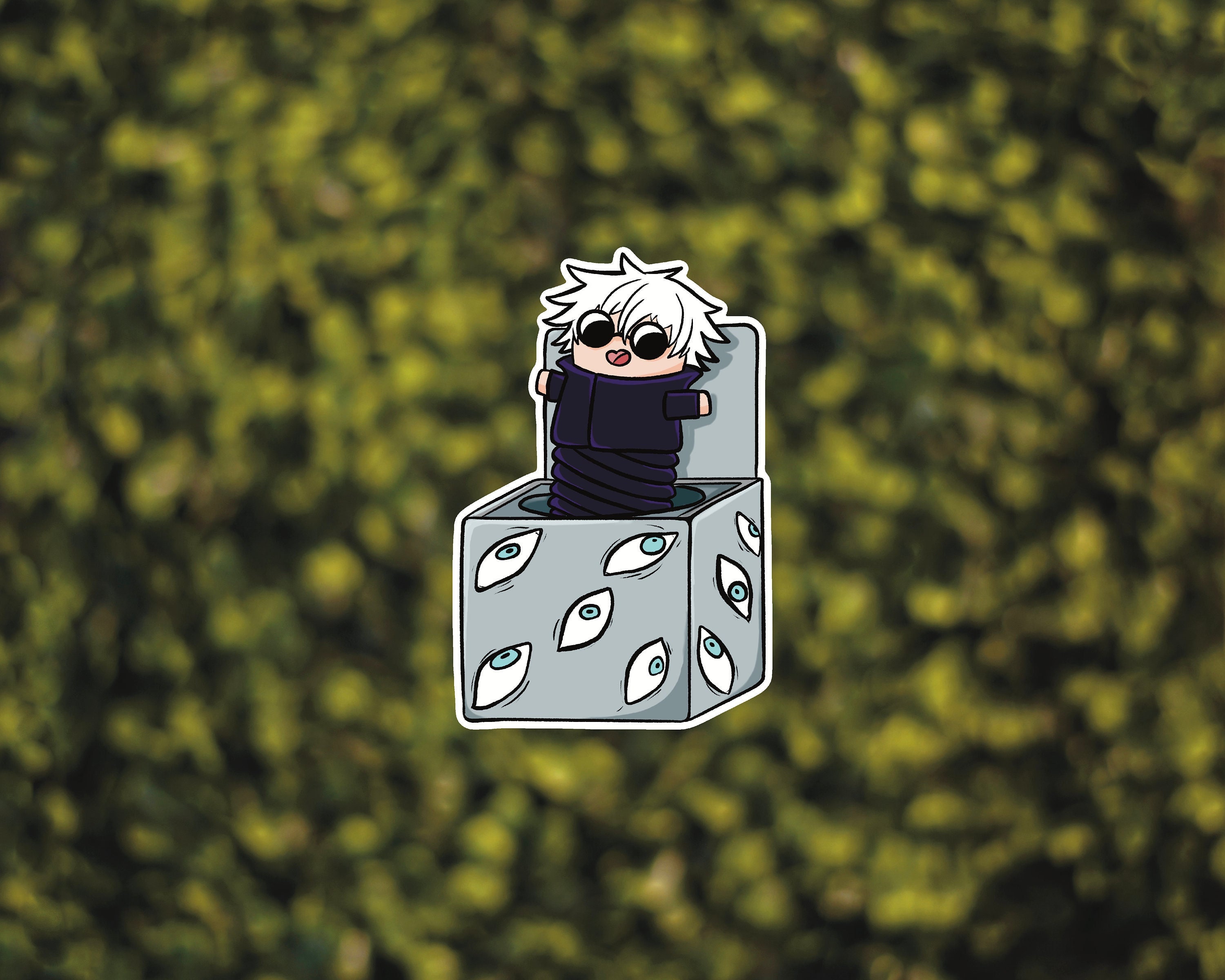 Gojo in Box Sticker Jujutsu Kaisen Gojo Sticker JJK Gojo Sticker JJK ...