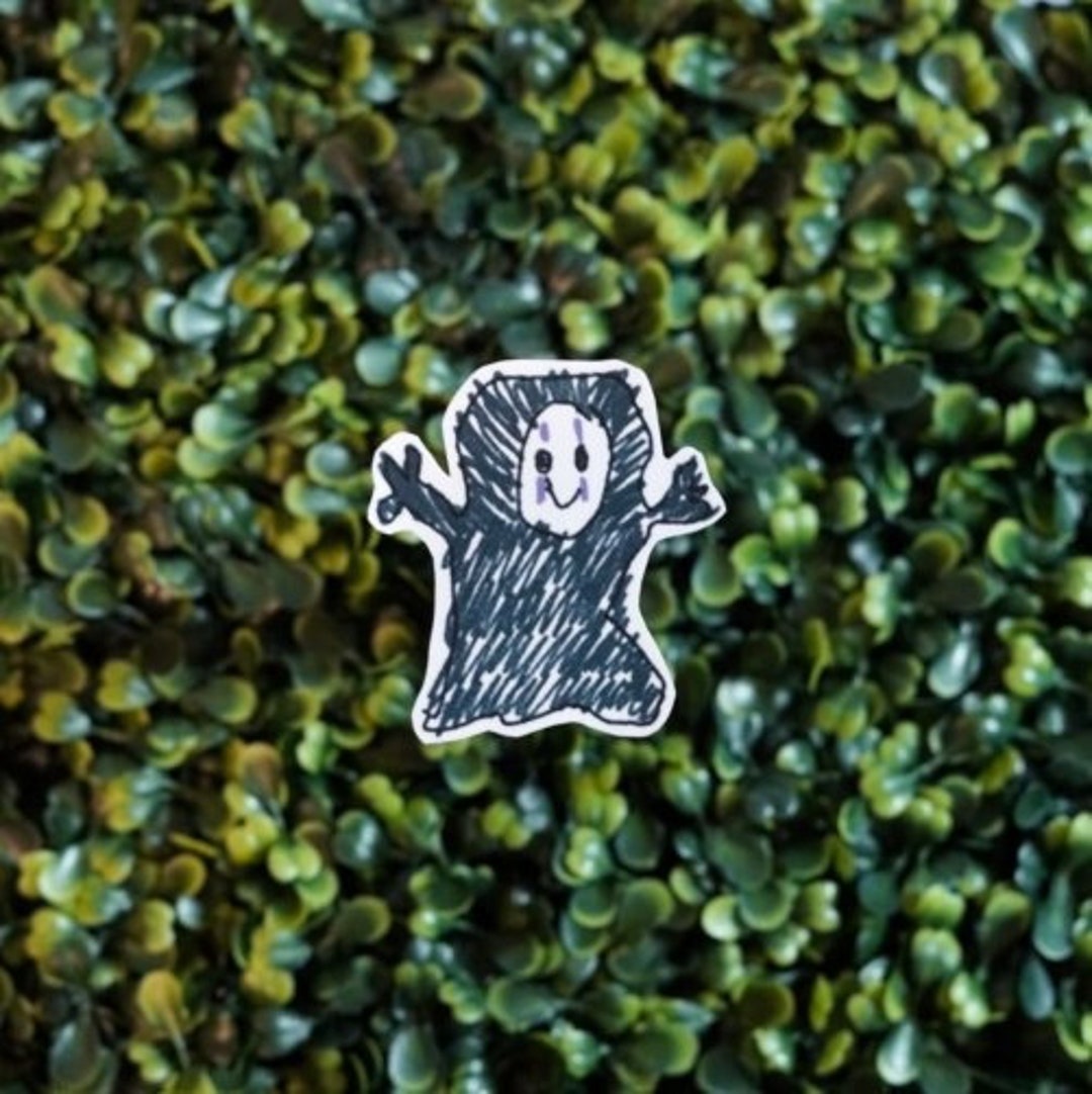 No Face Sticker Spirited Away Sticker No Face Sticker - Etsy