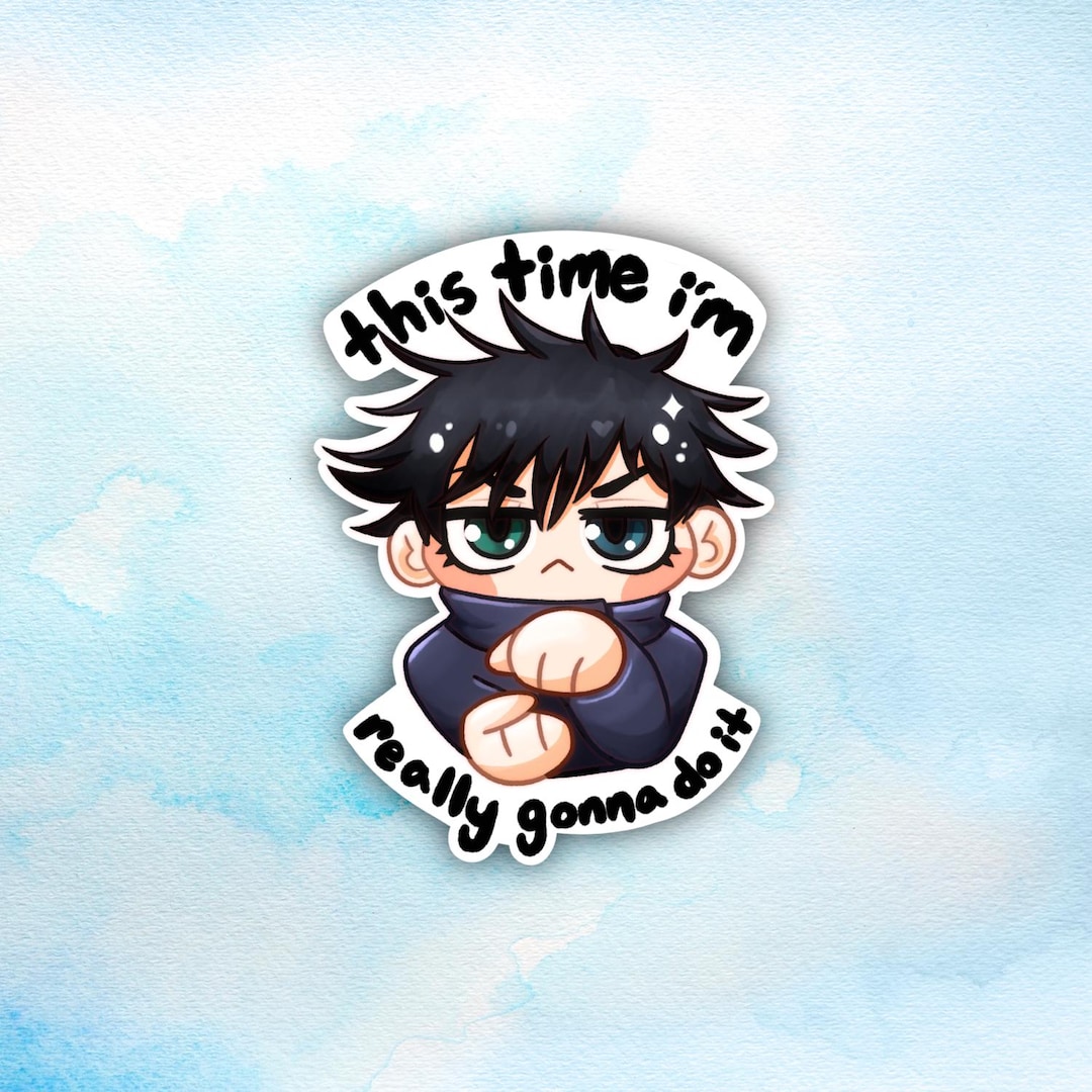 Megumi Fushiguro Sticker Jujutsu Kaisen Sticker JJK Sticker Megumi JJK ...