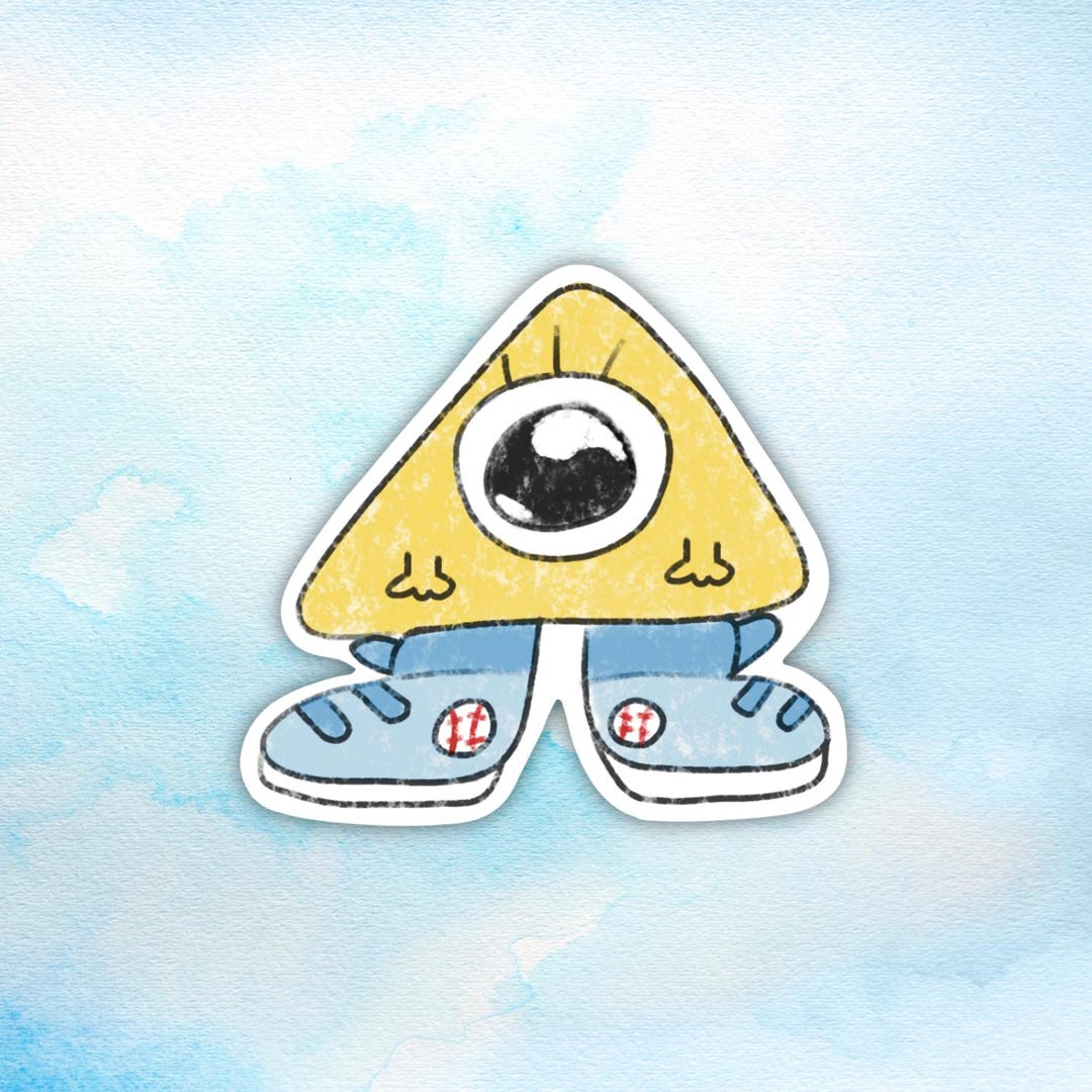 Baby Bill Cipher Sticker Baby Bill Sticker Gravity Falls Sticker Silly ...