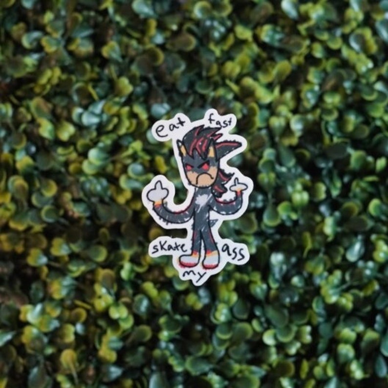 Shadow Meme Sticker Knock Knock It's Knuckles Sonic - Etsy
