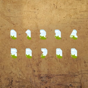 Letter Canva Frames Drag and Drop Frames Groovy Retro - Etsy