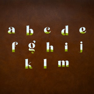 Letter Canva Frames Drag and Drop Frames Groovy Retro Doodle Fillable ...