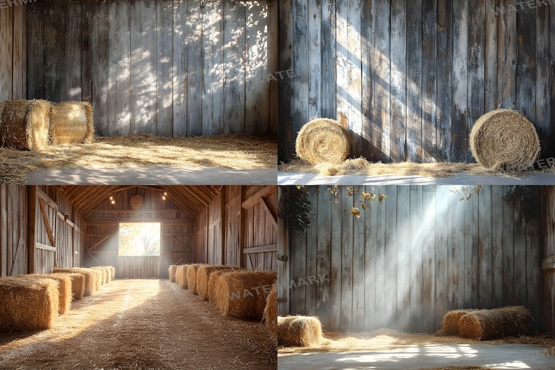 Rustic Farmhouse Barn Digital Backdrops – 40 Pngs (6000x4000px) - Etsy