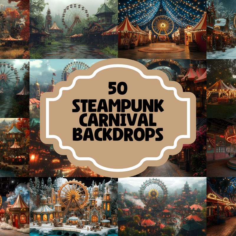 Carnival Backdrop - Etsy