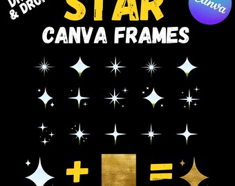 Mountain Canva Frames Drag and Drop Mountain Canva Templates - Etsy