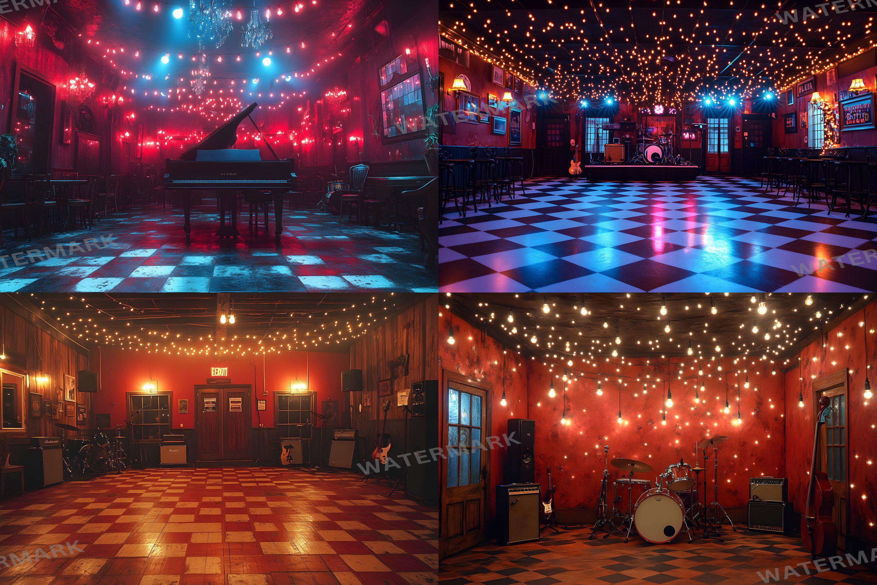 30 Vintage Dance Hall Backdrops | Retro Ballroom Pngs (6000x4000px) - Etsy