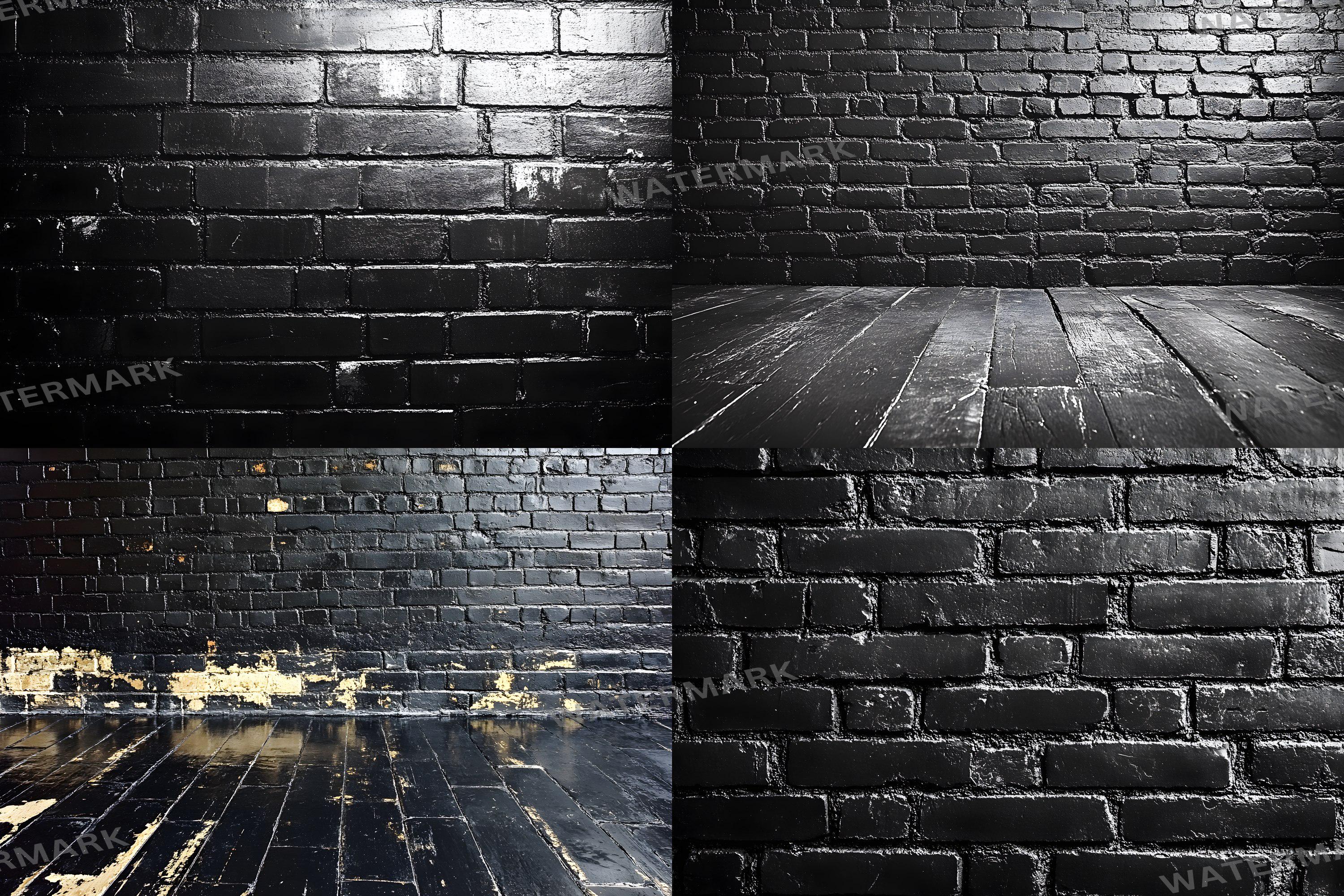 40 Sleek Black Brick Backdrops - Dark Urban, Industrial Texture, Moody ...