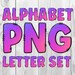 Zebra Pattern Alphabet Doodle Letters PNG Set Doodle Alphabet Pngs ...