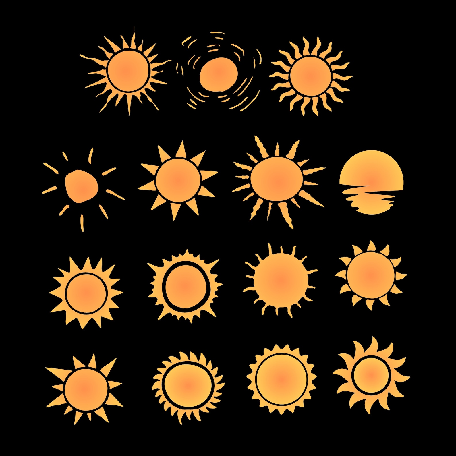 Sun Canva Frames Drag and Drop Summer Sun Canva Templates Summer PNG ...