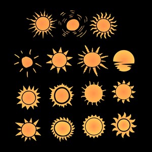 Sun Canva Frames Drag and Drop Summer Sun Canva Templates Summer PNG ...