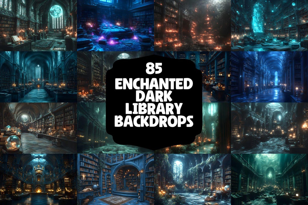 85 Enchanted Dark Magic Digital Backdrops for Mystical, Gothic, and ...
