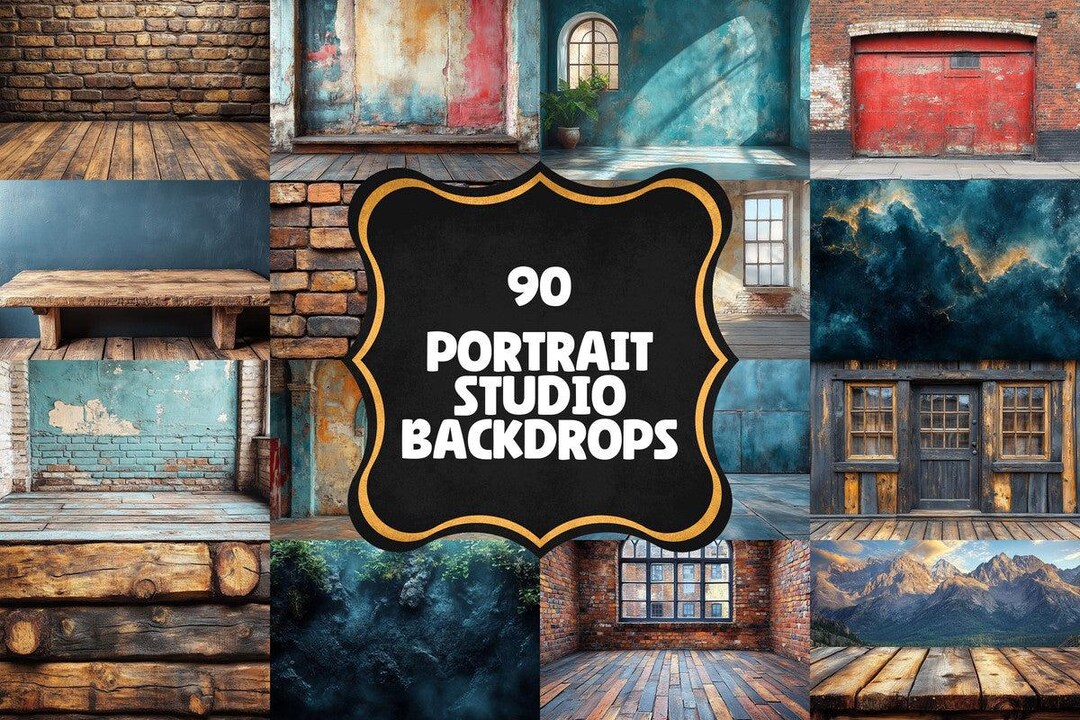 90 Portrait Studio Backdrops - Warm Inviting Photography Backgrounds ...