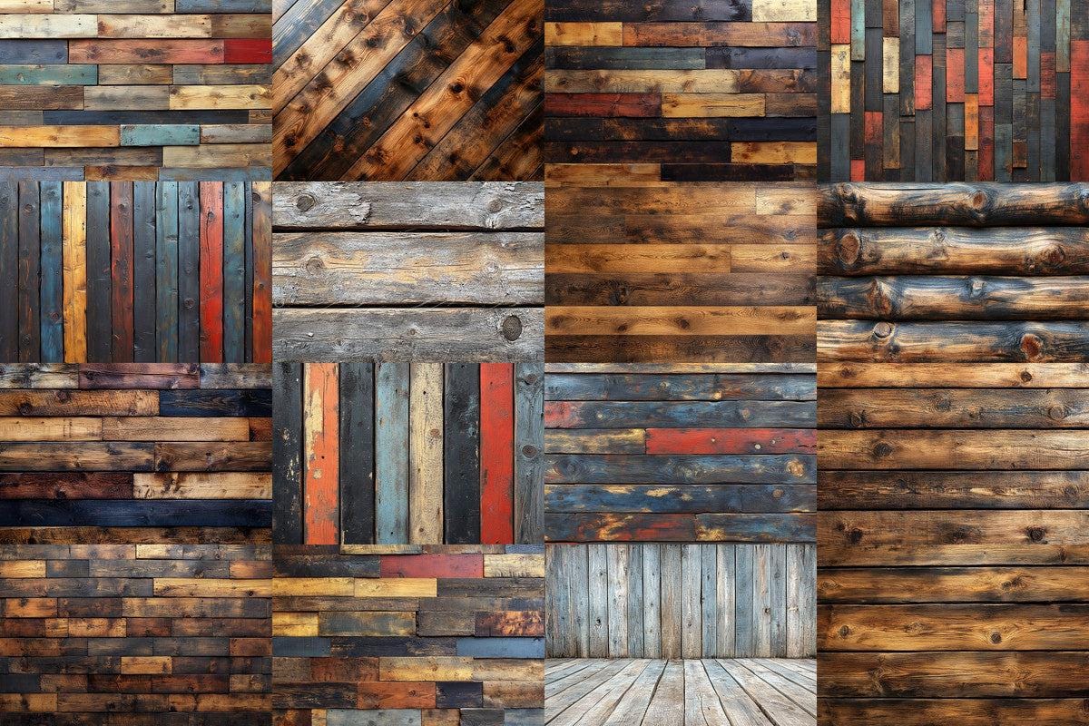 25 Rustic Oak Wood Backdrops for Photographers Digital Artists - Warm ...