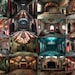 Demonic Carnival Backdrops - 45 High-res Digital Images - Haunted ...