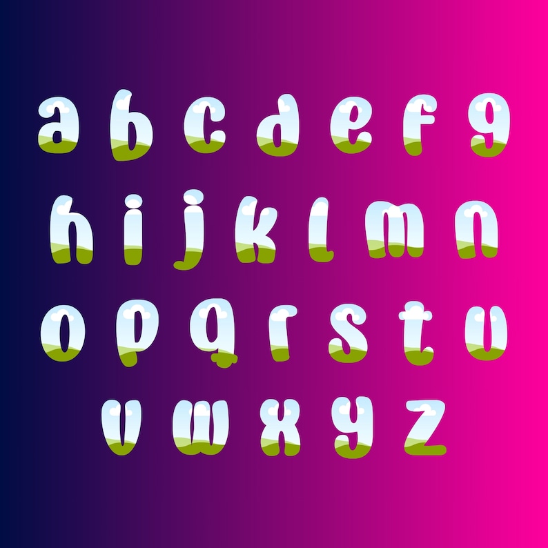 Letter Canva Frames Drag and Drop Frames Groovy Retro Doodle Fillable ...