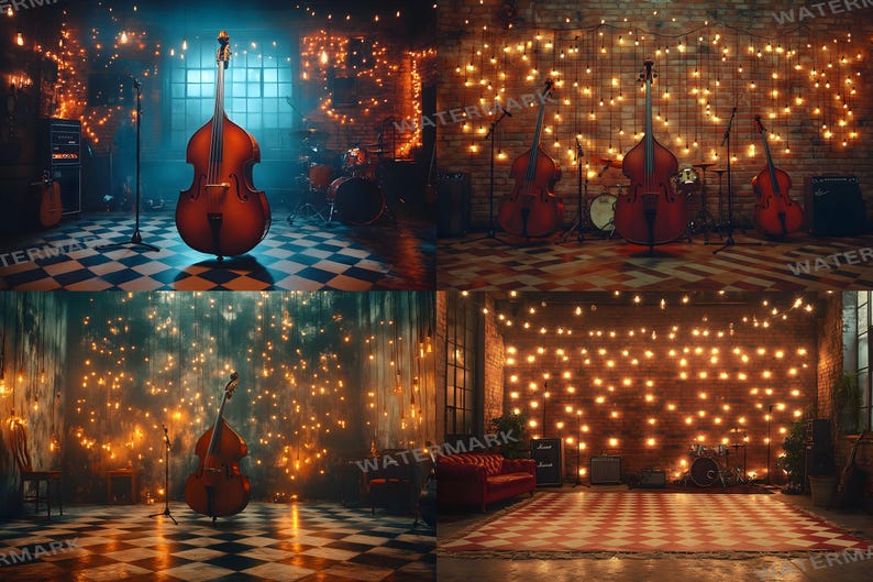 30 Vintage Dance Hall Backdrops | Retro Ballroom Pngs (6000x4000px) - Etsy