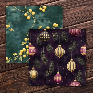 20 Christmas Digital Paper Mega Bundle, Holiday Scrapbook Papers ...