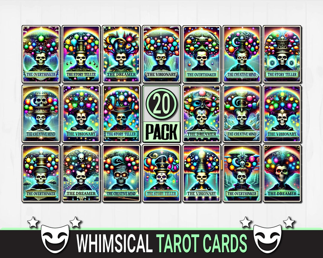 Clipart Tarot Card Bundle the Dreamer Collection 1 HD-PNG 300 DPI ...