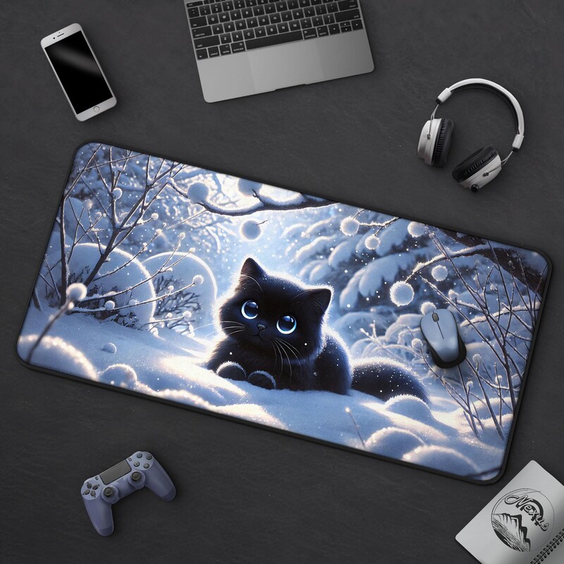 11x 25 Cat Desk Mat - Etsy Canada
