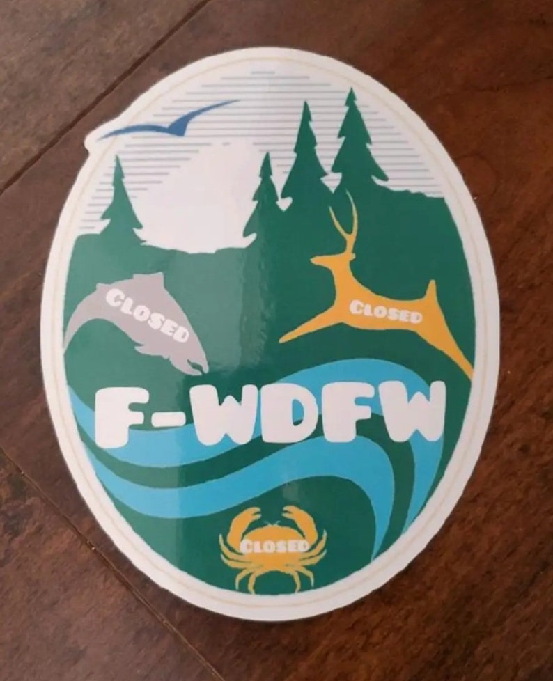 F-WDFW Sticker - Etsy