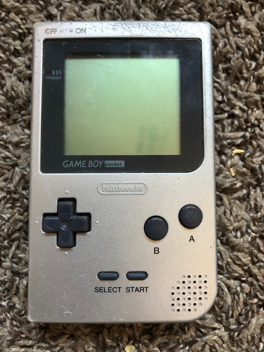 AUTHENTIC Nintendo GAME BOY Pocket Silver Console Only, Missing Battery ...