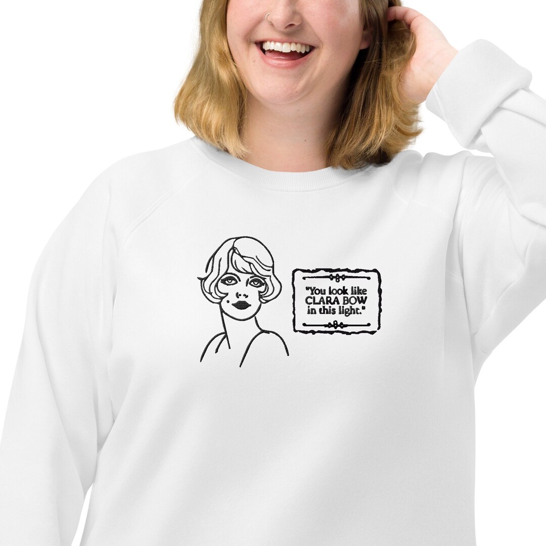Clara Bow TTPD Embroidered Raglan Sweatshirt - Etsy