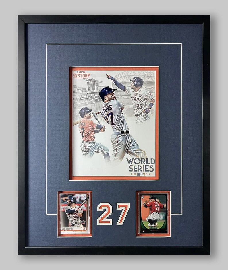 Rare Illustration of Astros Altuve Picture Frame With Rookie - Etsy