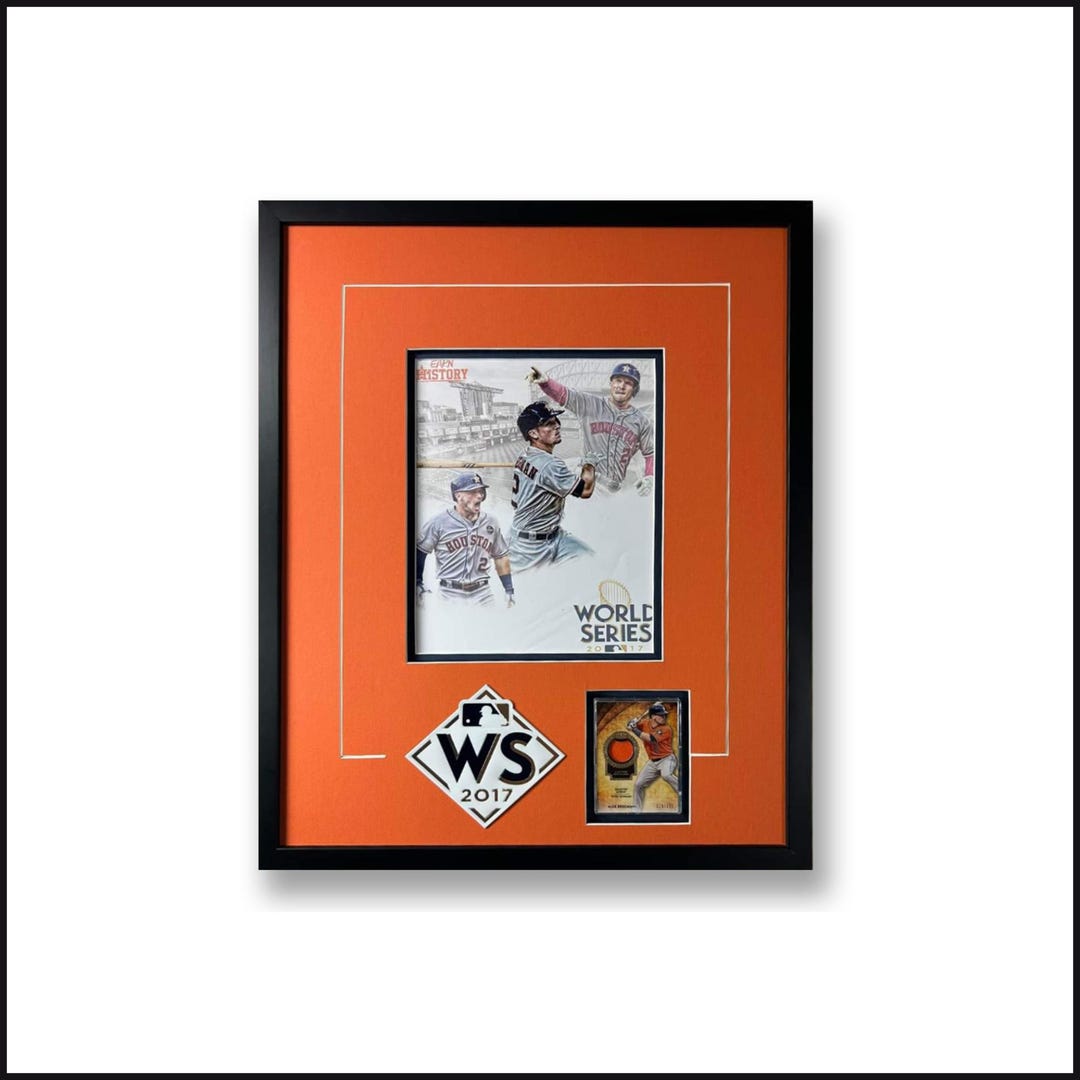 Rare Illustration of Alex Bergman of the Astros Picture Frame - Etsy